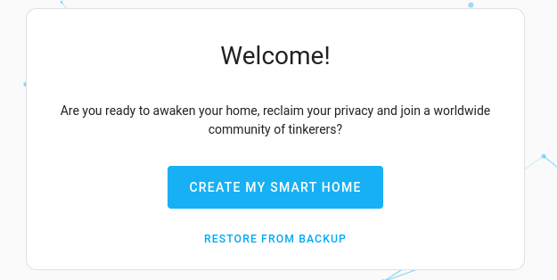 Onboarding Home Assistant - Home Assistant